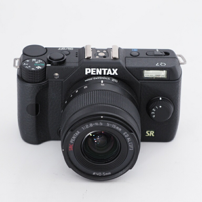 【楽天市場】PENTAX ペンタックス ミラーレス一眼 Q7 ズームレンズキット [標準ズーム 02 STANDARD ZOOM] ブラック ...