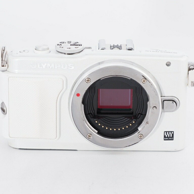 【楽天市場】【ジャンク品】OLYMPUS オリンパス ミラーレス一眼 PEN Lite E-PL6 ボディ ホワイト E-PL6 BODY ...
