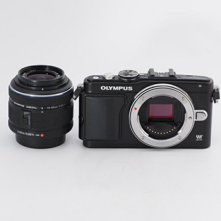 【楽天市場】OLYMPUS オリンパス ミラーレス一眼 PEN Lite E-PL5 レンズキット ブラック E-PL5 LKIT BLK ...