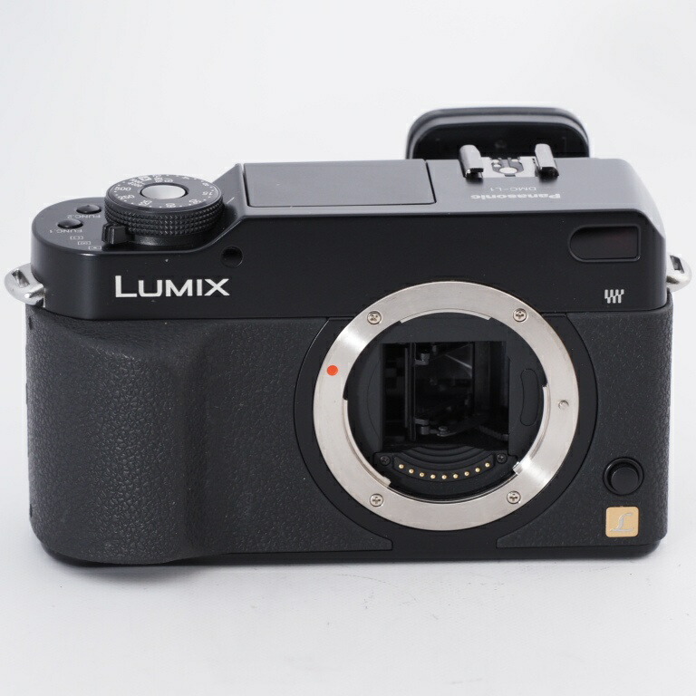【楽天市場】Panasonic パナソニック デジタル一眼レフカメラ LUMIX L1 ブラック DMC-L1K ボディ フォーサーズマウント ...