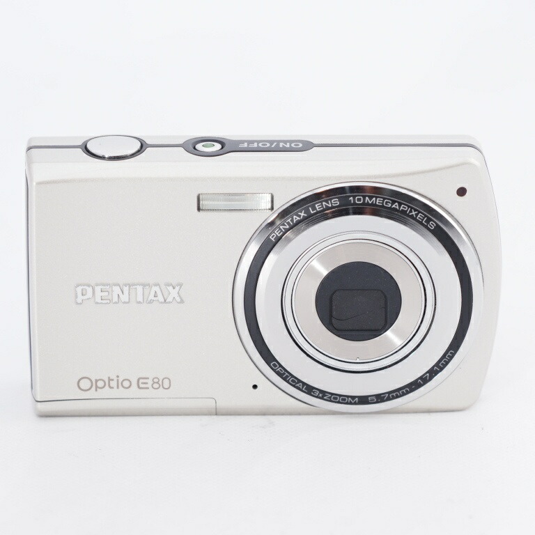 【楽天市場】PENTAX ペンタックス デジタルカメラ Optio E80 1000万画素 光学3倍ズーム 単三電池仕様 OPTIOE80 #11049：カメラ本舗