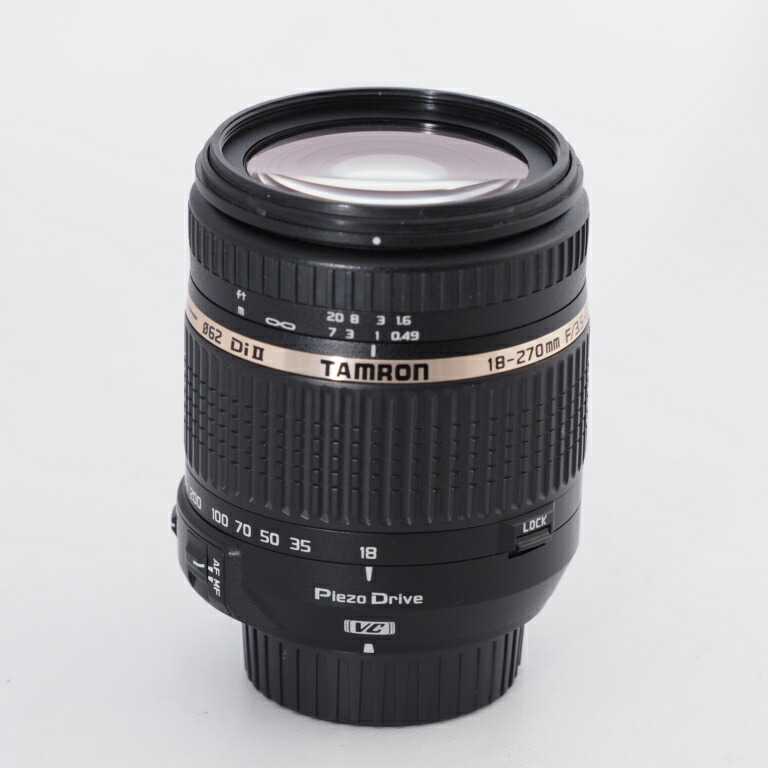 【楽天市場】TAMRON タムロン 高倍率ズームレンズ 18-270mm F3.5-6.3 DiII VC PZD ニコン Fマウント用 APS-C専用 B008N #11315：カメラ本舗