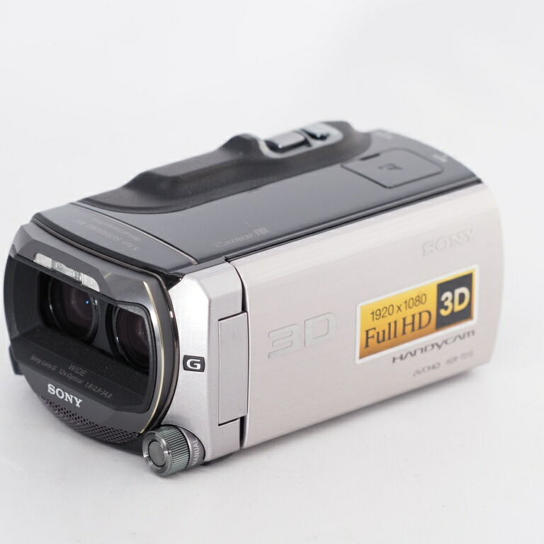 【楽天市場】SONY ソニー フルハイビジョン3D ハンディカム TD10 ブラック 希少 Gレンズ 2眼搭載 HDR-TD10/S #11916：カメラ本舗