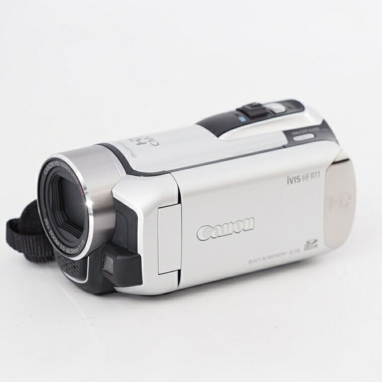 【楽天市場】Canon キヤノン デジタルビデオカメラ iVIS HF R11 スノーシルバー IVISHFR11SL #12835：カメラ本舗