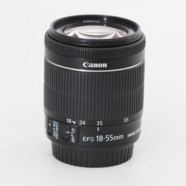 【楽天市場】Canon 標準ズームレンズ EF-S18-55mm F3.5-5.6 IS STM APS-C対応 #13086：カメラ本舗