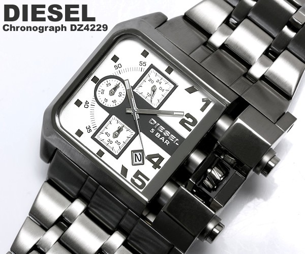 【楽天市場】【送料無料】≪ディーゼル/DIESEL/腕時計≫ディーゼル DIESEL 腕時計 メンズ クロノグラフ クロノ DZ4229 ...
