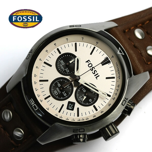 【楽天市場】FOSSIL フォッシル メンズ ウォッチ Men's 腕時計 うでどけい レザー 革ベルト クロノグラフ CH2890：CAMERON