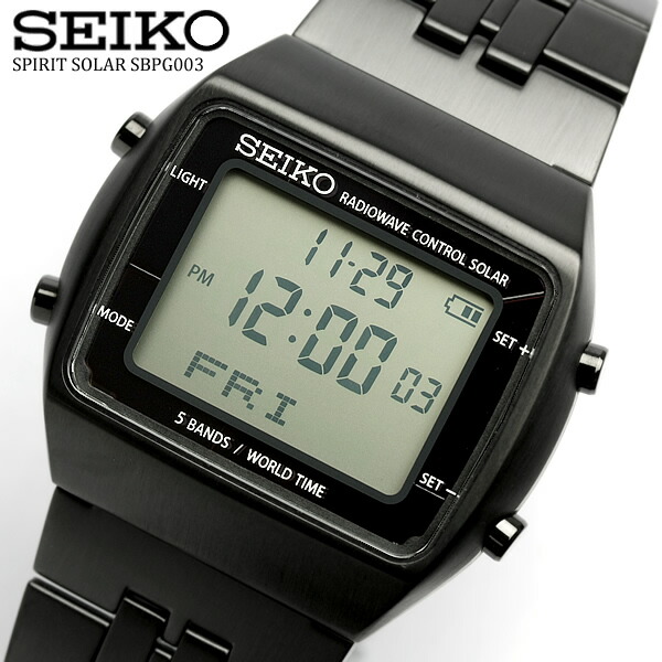 【楽天市場】SEIKO セイコー SPIRIT スピリット メンズ電波ソーラー 腕時計 SBPG001 Men's ウォッチ うでどけい ...