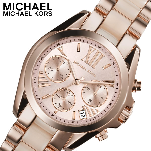 【楽天市場】送料無料 マイケルコース MICHAEL KORS 腕時計 レディース クロノグラフ mk6066 ピンクゴールド クロノ 女性用 ...