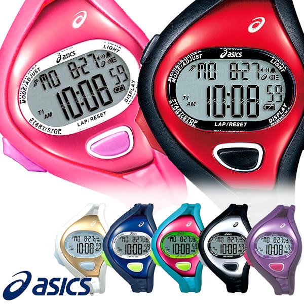 【楽天市場】【送料無料】ASICS アシックス 腕時計 ウォッチ メンズ レディース クオーツ 5気圧防水 ランニングウォッチ ar05 ...