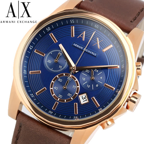 【楽天市場】【ARMANI EXCHANGE】アルマーニ エクスチェンジ クロノグラフ 腕時計 メンズ クオーツ 5気圧防水 デイトカレンダー ...