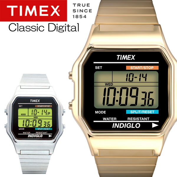 【楽天市場】TIMEX Classic Digital タイメックス クラシックデジタル 腕時計 ウォッチ メンズ 男性用 t78587 ...