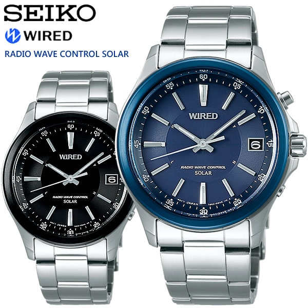 【楽天市場】【SEIKO WIRED】 セイコー ワイアード ニュースタンダードモデル ソーラー電波腕時計 メンズ 10気圧防水 日付表示 ...