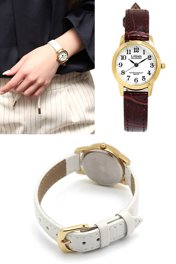 【楽天市場】CITIZEN lilish シチズン リリッシュ ソーラー レディース 女性用 腕時計 ウォッチ 5気圧防水 H049-104 ...