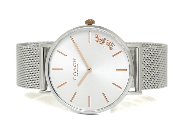 【楽天市場】COACH コーチ 腕時計 レディース メッシュベルト 女性用 ブランド 時計 人気 PERRY ペリー 14503124 ...