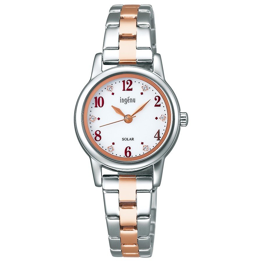 【楽天市場】[SEIKO]アルバ ALBA セイコー アンジェーヌ ingenu ソーラー 腕時計 スワロフスキー フルアラビア表記 メタル ...