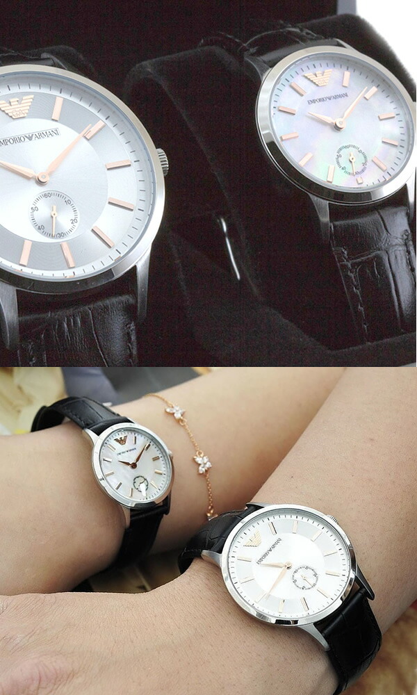 【楽天市場】【純正ペアBOX】ペアウォッチ EMPORIO ARMANI エンポリオアルマーニ 腕時計 ウォッチ メンズ レディース ブランド ...