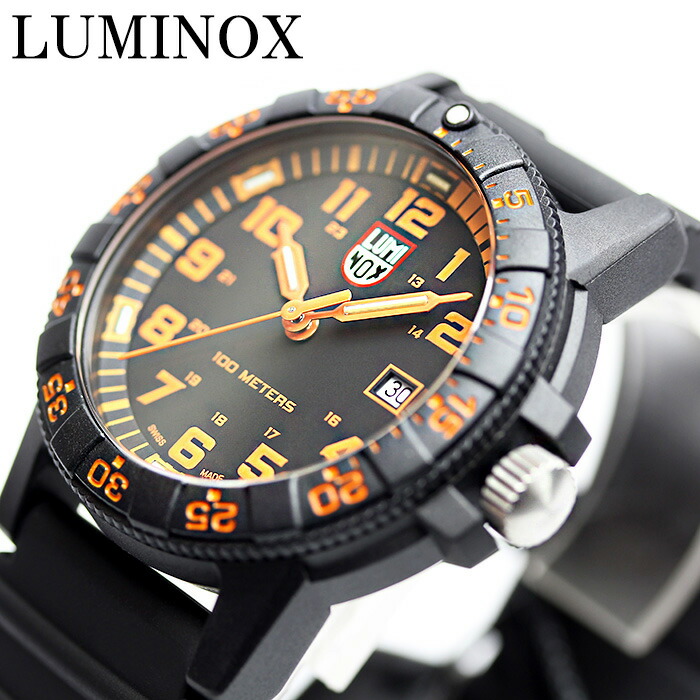 【楽天市場】ルミノックス 0320シリーズ レザーバック シータートル ジャイアント 44mm 0329 LUMINOX メンズ 腕時計 ...