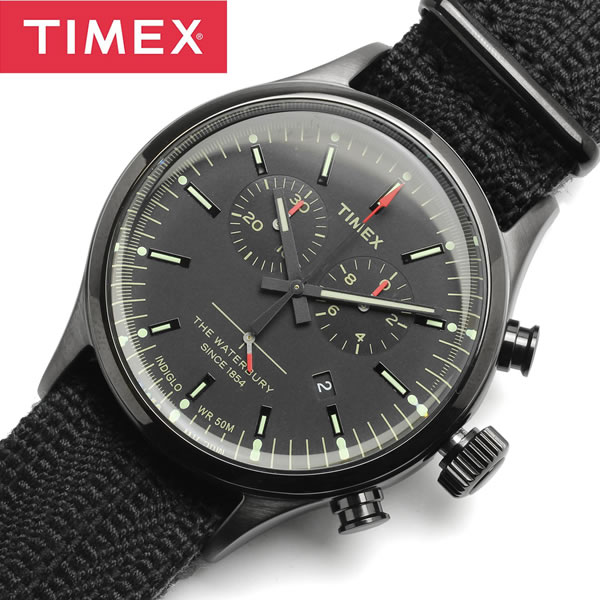 【楽天市場】TIMEX タイメックス 腕時計 WATERBURY クロノグラフ メンズ ナイロン ナトーベルト おしゃれ 人気 ウォッチ ...