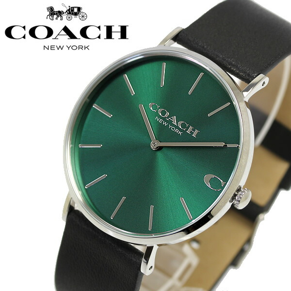 【楽天市場】COACH コーチ 腕時計 メンズ ウォッチ CHARLES チャールズ クオーツ レザー ブランド おしゃれ シンプル ギフト ...