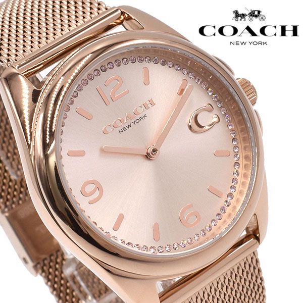 【楽天市場】COACH コーチ 腕時計 レディース グレイソン ステンレスベルト ブランド 時計 人気 ローズゴールド 14504143 ...