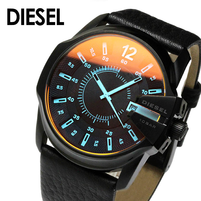 【楽天市場】ディーゼル 腕時計 メンズ マスターチーフ ブランド 時計 DIESEL 革ベルト レザー カラーガラス 男性用 ギフト ...