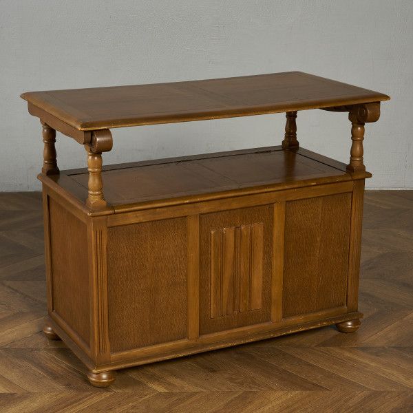 【楽天市場】英国 クラシック モンクスベンチ オーク 木製 テーブル ベンチ コファー サイドボード 収納 教会 木彫刻 アンティーク ...