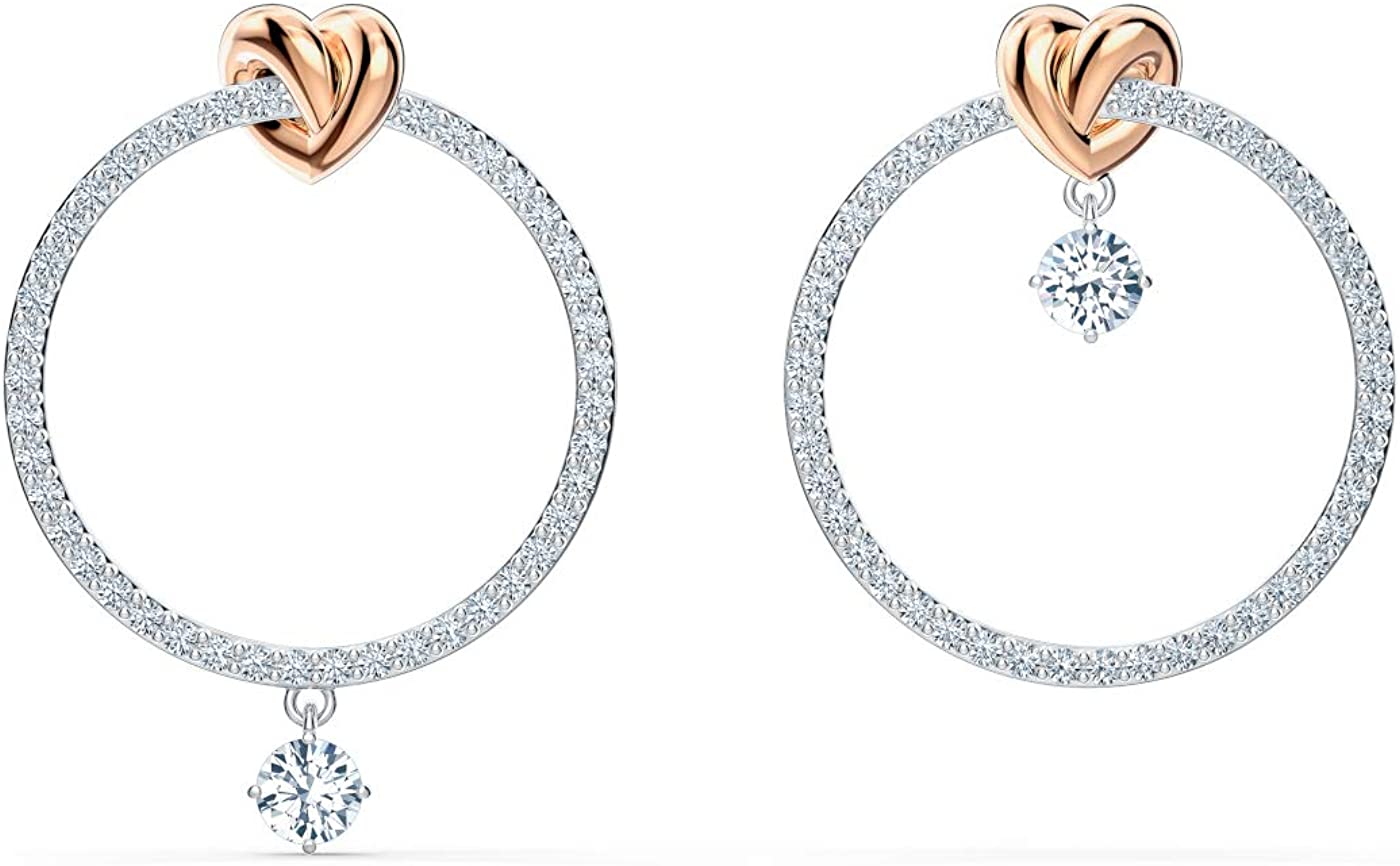 【楽天市場】フープピアス クリスタル レディースSWAROVSKI スワロフスキー 5517933Lifelong Heart クリスタル ...