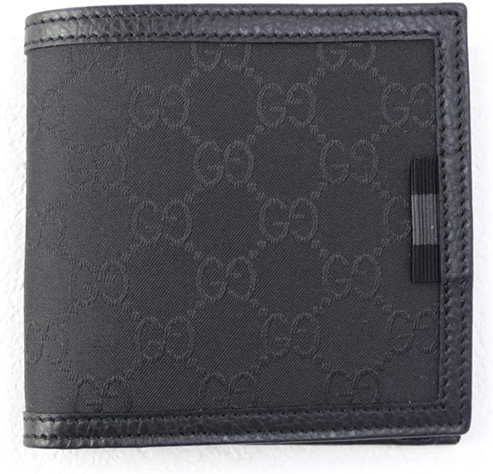 【楽天市場】グッチ 二つ折り財布 メンズ ブラック シンプル レザー GUCCI 150413-G1XWN-8615：カナリア楽天市場店