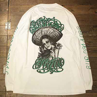 【楽天市場】KUSTOMSTYLE SO-CAL(カスタムスタイルソーキャル)"SUR CALIFAS II" LONG SLEEVE T ...