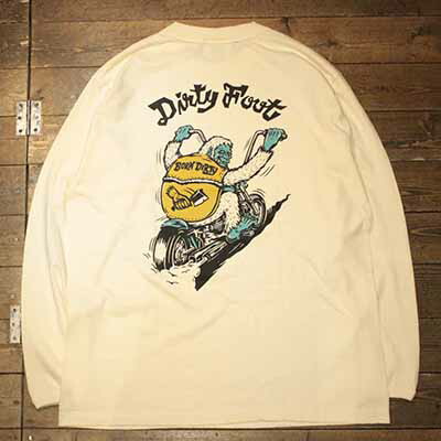 【楽天市場】AT-DIRTY"BORN DIRTY"L/S T-SHIRTSNATURAL【AT-DIRTY】(アットダーティー)正規取扱店 ...