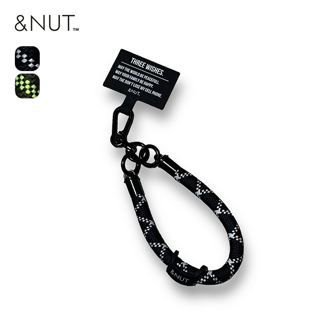 【楽天市場】アンドナット ウィッシュリストラップ &NUT WISHES WRIST RAP スマホストラップ ハンドストラップ スマホブレス ...