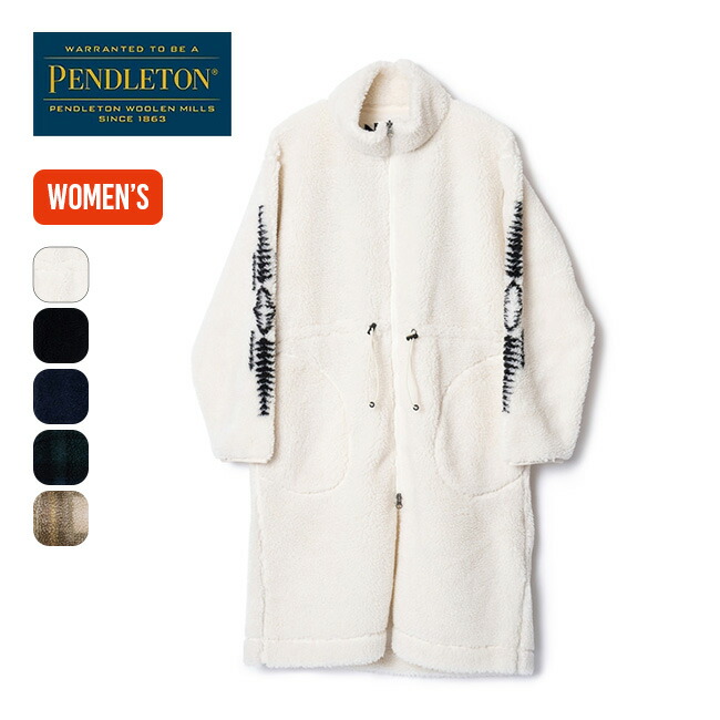 【楽天市場】ペンドルトン JQボアスタンダードロングコート【ウィメンズ】 PENDLETON 4475-7113 レディース ボア コート ロング おしゃれ キャンプ アウトドア 【正規品 ...