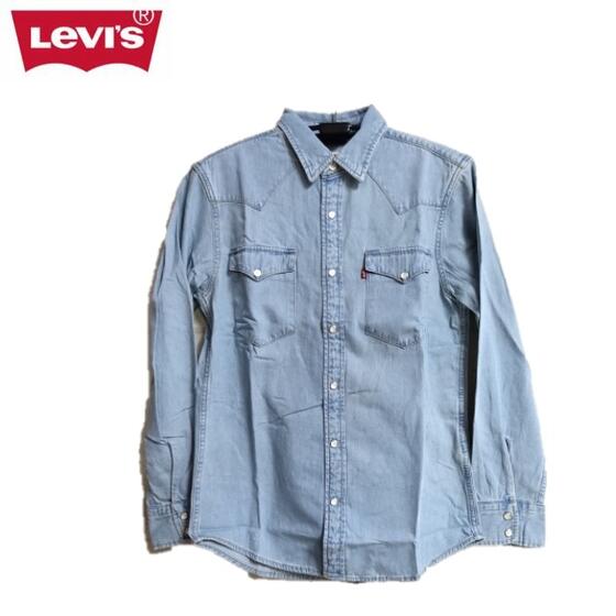 【楽天市場】Levi'sリーバイス メンズCLASSICスタンダードウエスタンシャツ(ライトストーンウォッシュ)STANDARD RED ...