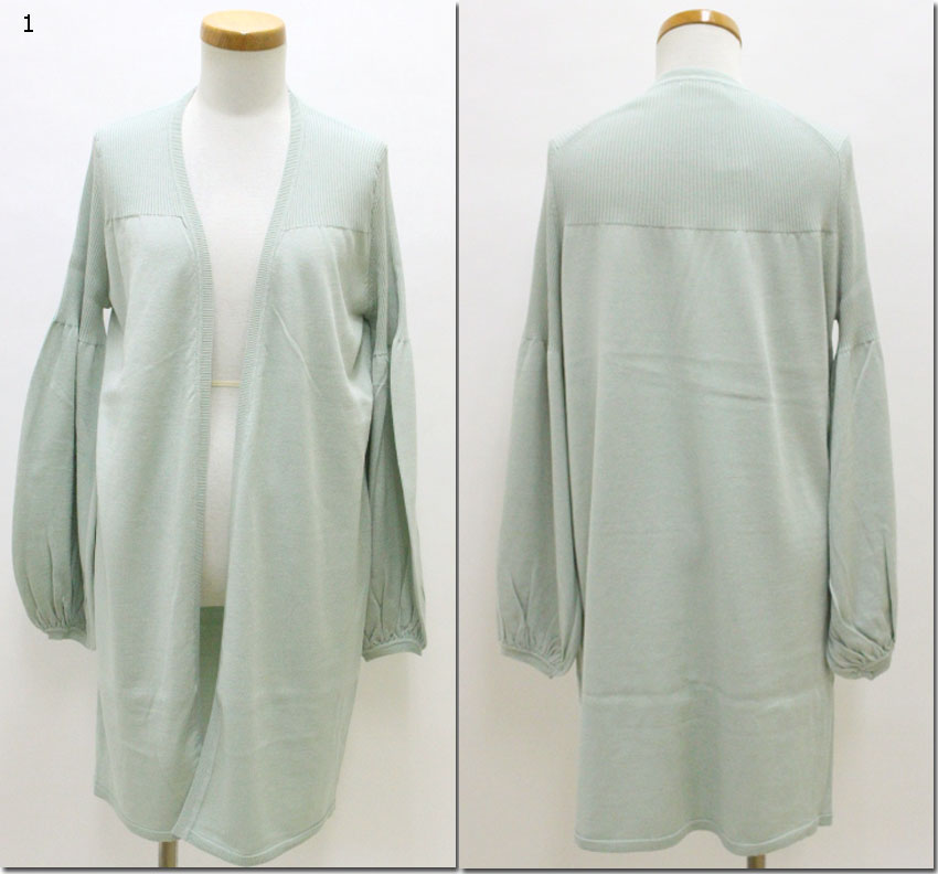 【楽天市場】 LOUNIE 【ルーニィ】 コットンアセテートロングカーディガン バルーンスリーブ ルーニー 11138207：CANSASS ...