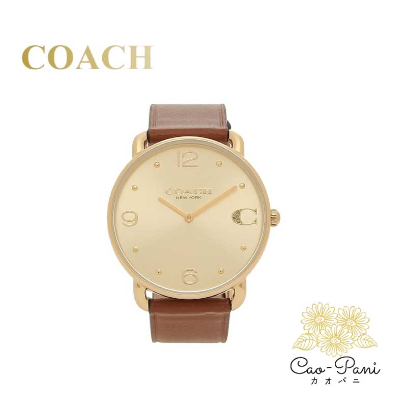 【楽天市場】コーチ 腕時計 エリオット 14504201 ゴールド ブラウン レディース COACH：カオパニ楽天市場店