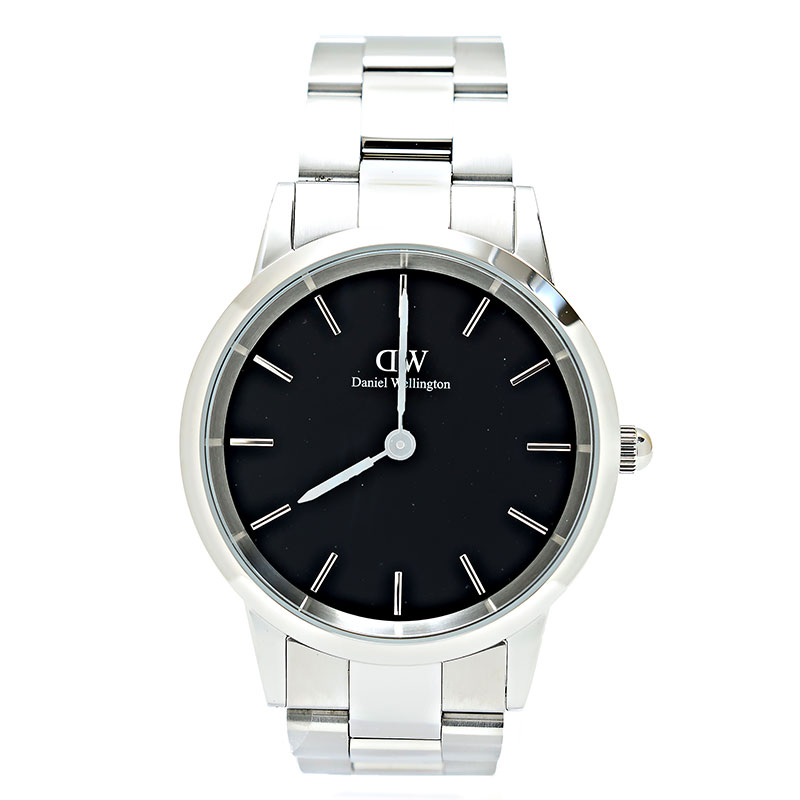 【楽天市場】ダニエルウェリントン 腕時計 メンズ Iconic Link ブラック シルバー DW00100342 Daniel ...