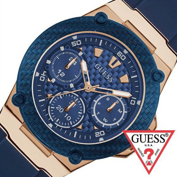 【楽天市場】時計 シリコン レディース ゲス腕時計 GUESS時計 GUESS 腕時計 ゲス ゼナ ZENA 妻 彼女 ブルー W1094L2 ...