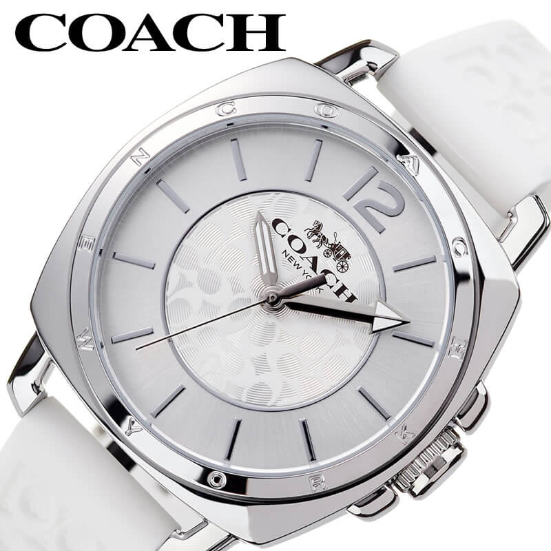 【楽天市場】キレイ系コーデに コーチ 腕時計 ボーイフレンド COACH BOYFRIEND 女性 レディース シルバー ホワイト 時計 CO ...