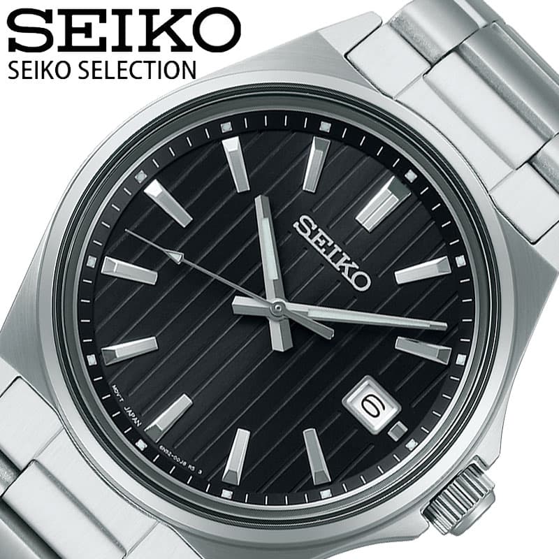 【楽天市場】セイコー 腕時計 SEIKO 時計 セイコーセレクション SELECTION メンズ ブラック ビジネス カジュアル スーツ コ ...