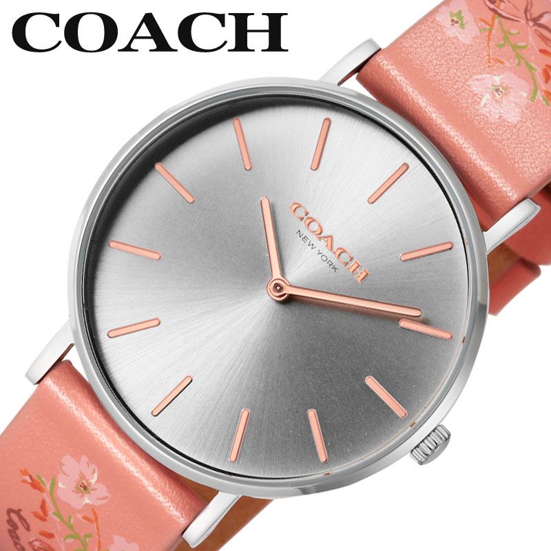 【楽天市場】コーチ 腕時計 COACH 時計 ペリー PERRY レディース 14503295 女性 シルバー ピンク 華奢 オフィス きれい ...