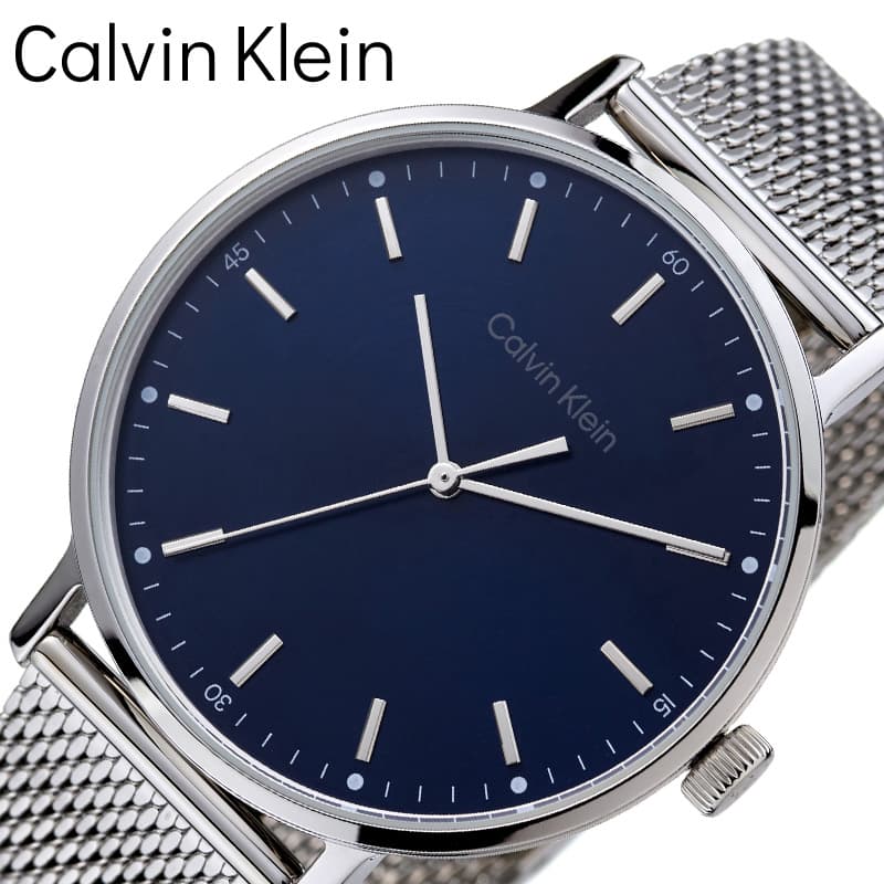 【楽天市場】カルバンクライン 腕時計 Calvin Klein 時計 モダン Modern メンズ 25200045 男性 ネイビー シルバー ...