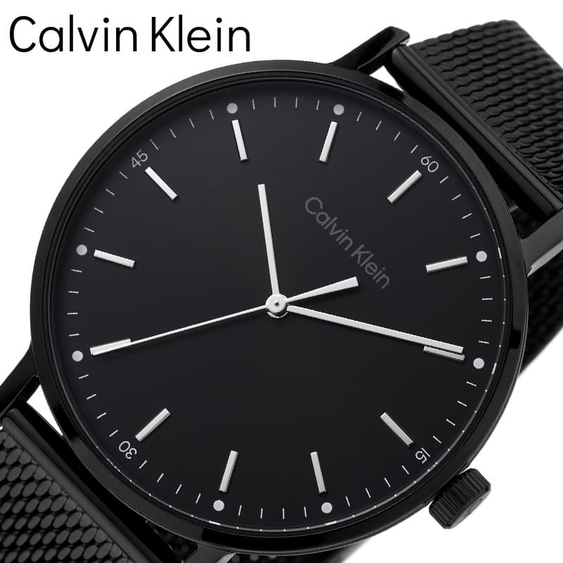 【楽天市場】カルバンクライン 腕時計 Calvin Klein 時計 モダン Modern メンズ 25200046 男性 ブラック デザイン ...