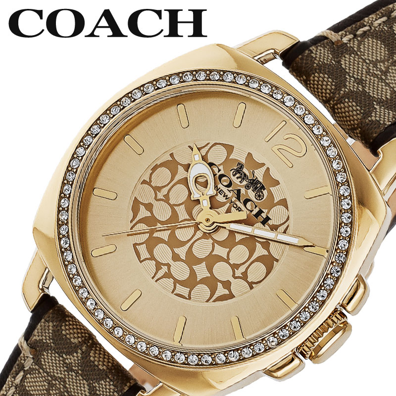 【楽天市場】コーチ 腕時計 COACH 時計 ボーイフレンド スモール レディース ゴールド 仕事 ビジネス スーツ オフィス フォーマル フ ...