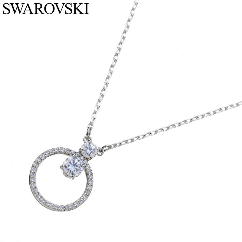【楽天市場】スワロフスキー アクセサリー Swarovski ネックレス レディース アクセサリー クリスタル部分:ホワイト SW ...