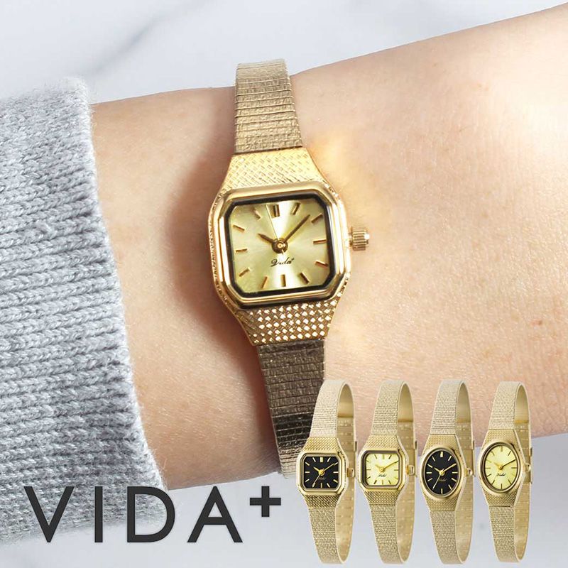 【楽天市場】細ベルト レディース 腕時計 ヴィーダプラス時計 VIDA+腕時計 VIDA+ ヴィーダ プラス 時計 Vjapanmade 女性 ...