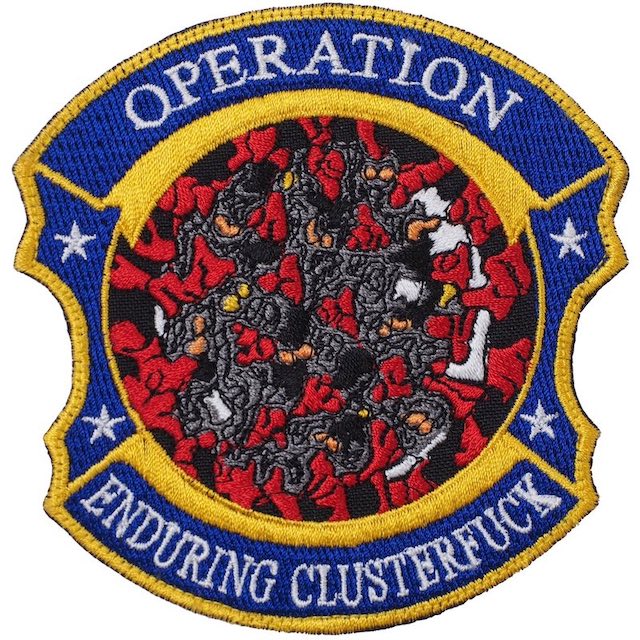 【楽天市場】Military Patch（ミリタリーパッチ）OPERATION ENDURING CLUSTERFUCK フルカラー [フック ...