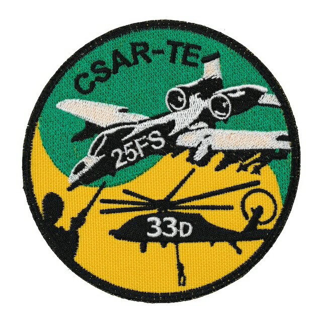 【楽天市場】Military Patch（ミリタリーパッチ）25 FS 33D CSAR-TE [フック付き]：CAPTAIN TOM’s