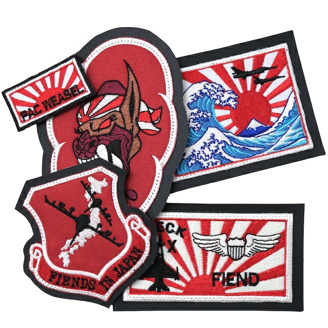 【楽天市場】Military Patch（ミリタリーパッチ）36TH FS レザー用 5枚セット [2種][フック付き]：CAPTAIN TOM’s