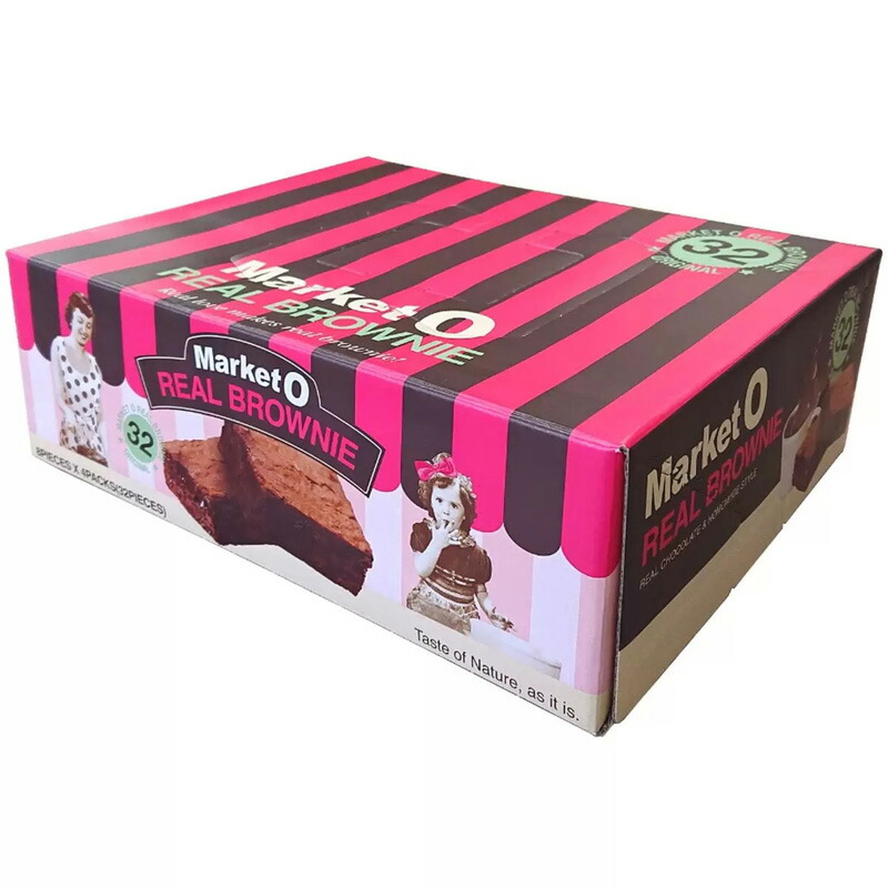 【楽天市場】2箱セット★直送【 MARKET O 】マーケットオー リアルブラウニー 24g × 64個 32個入り 557600【 コストコ ...